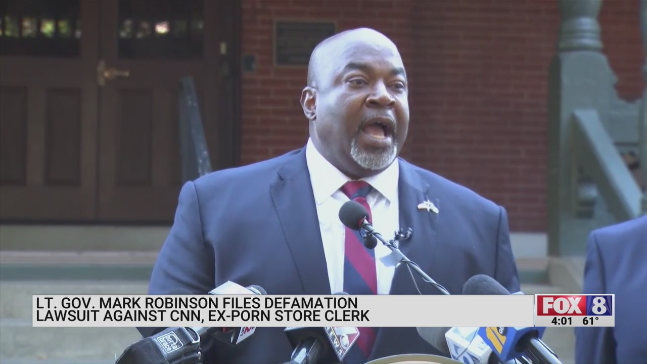 Mark Robinson files lawsuit against CNN, ex-porn store clerk – WSPA 7NEWS
