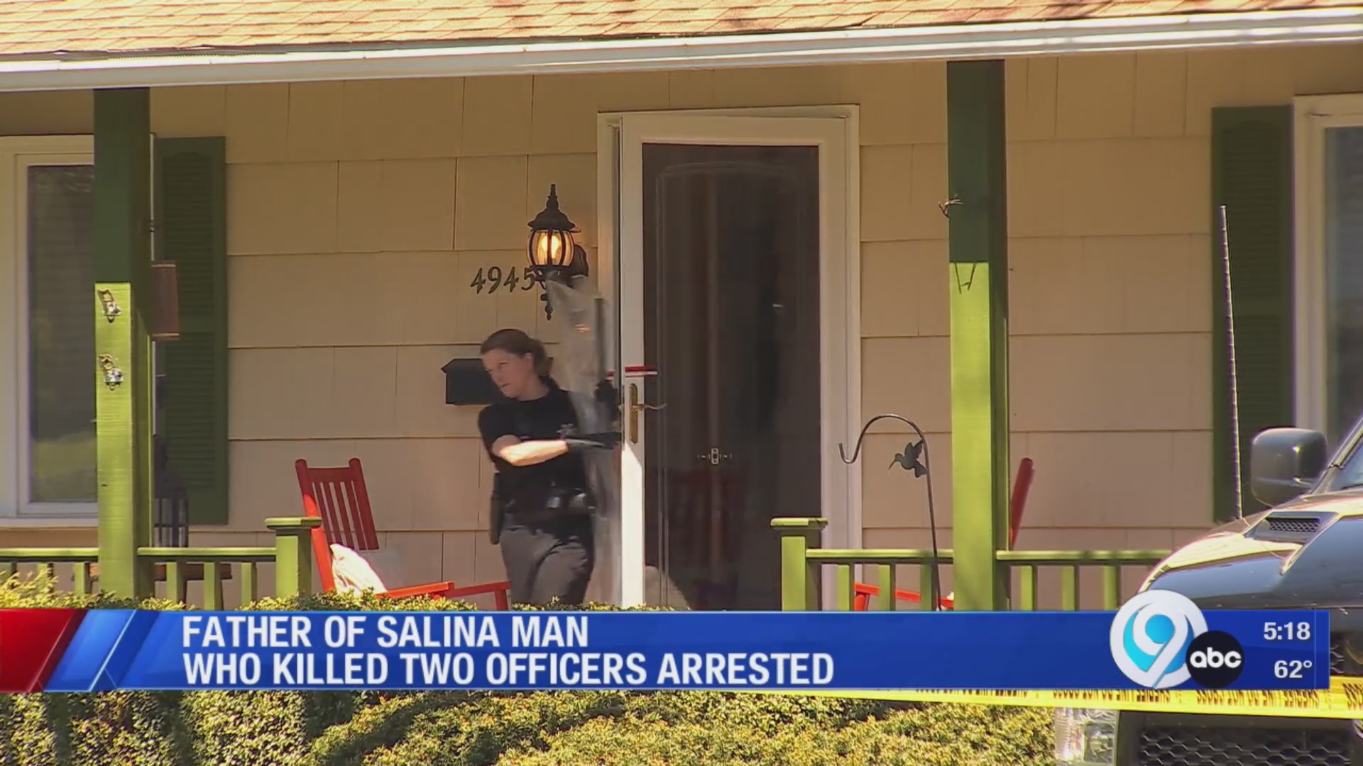 Father of Salina man who killed two officers arrested – WSYR