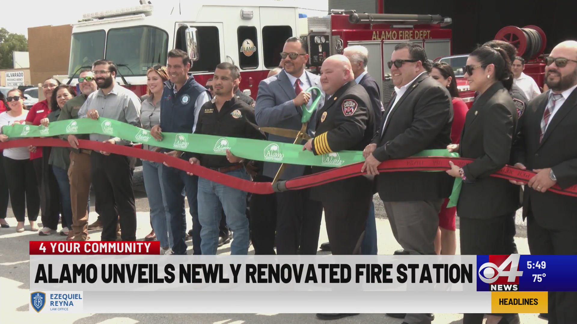 City of Alamo unveils renovated fire station – KVEO-TV