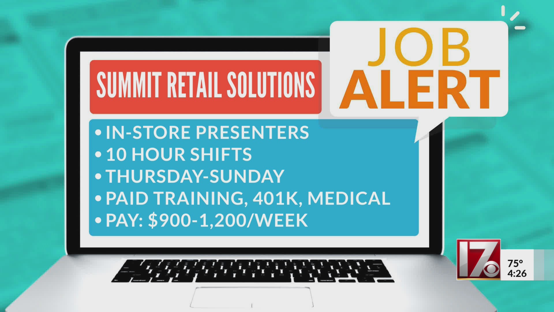 Job Alert: Summit Retail Solutions – CBS17.com