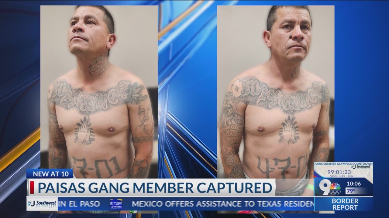 Paisas gang member captured – KTSM 9 News Paisas gang member captured – KTSM 9 News