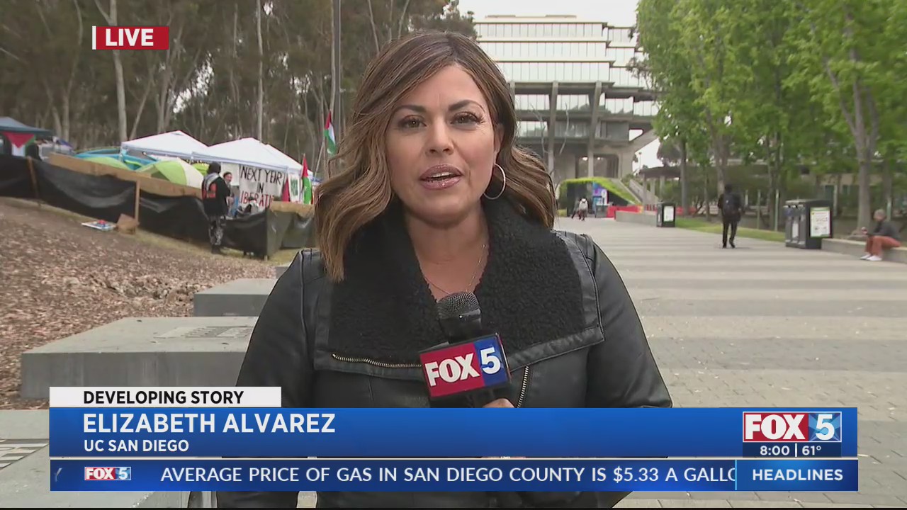 UCSD propalestinian encampment – FOX 5 San Diego & KUSI News