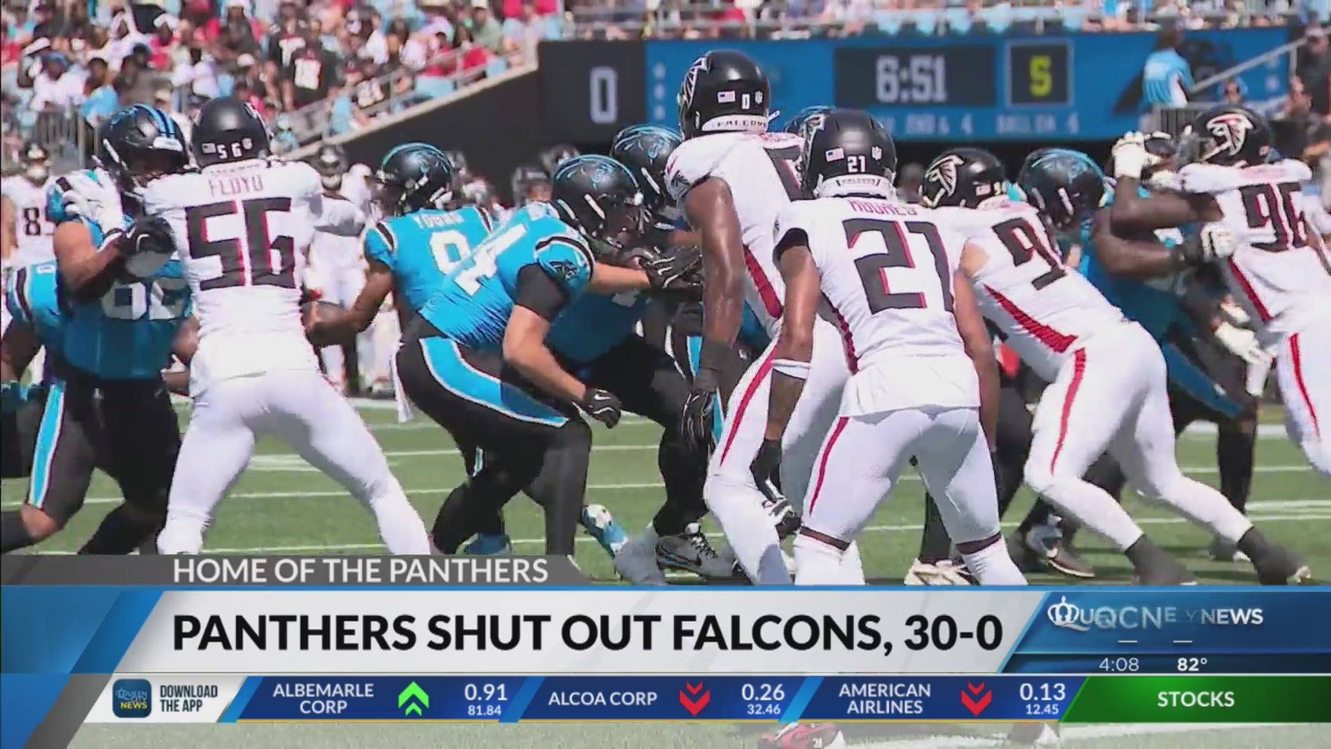 Carolina Panthers beat the Atlanta Falcons – Queen City News