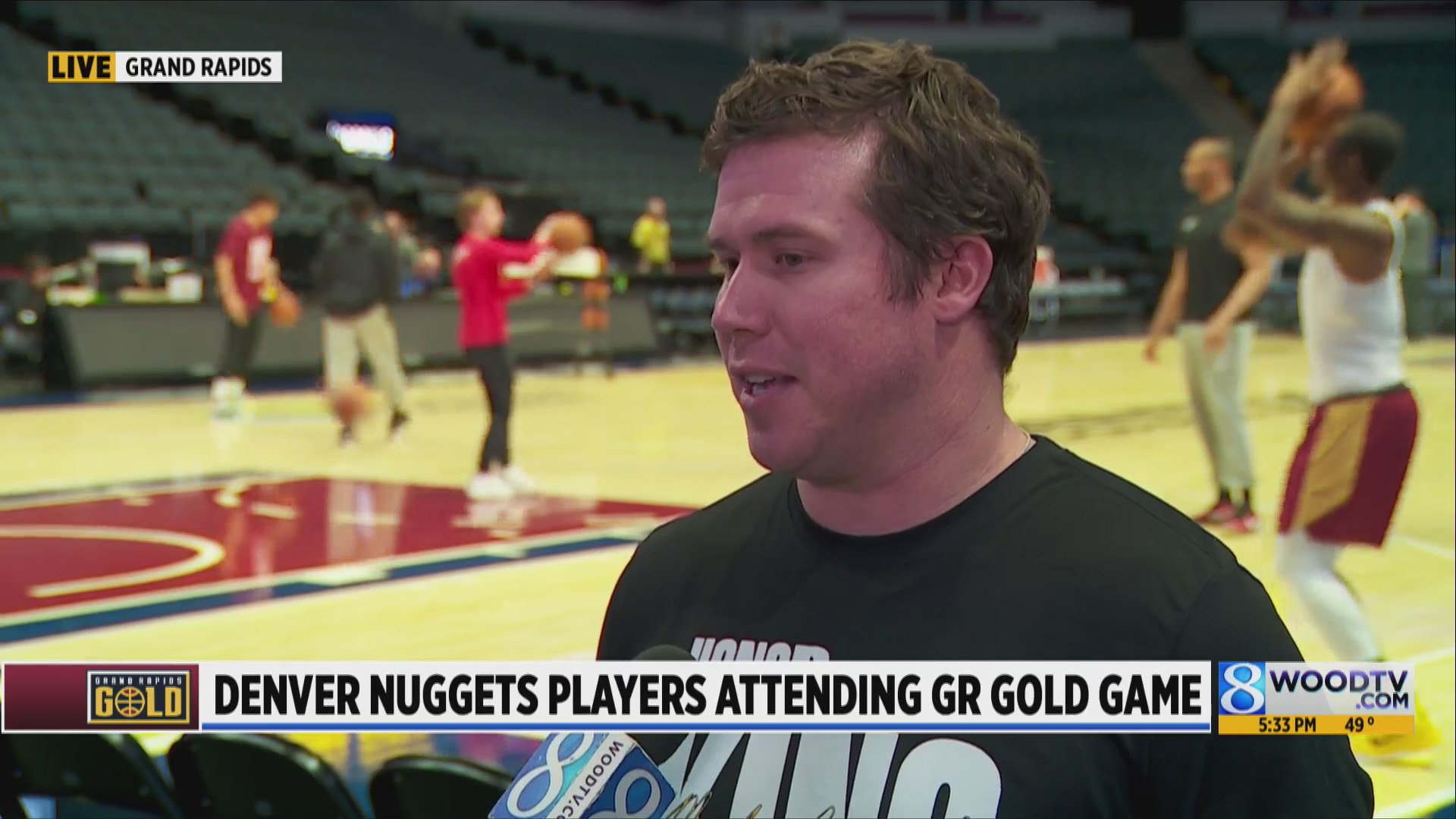 Denver Nuggets players attending Grand Rapids Gold game – KWKT – FOX 44