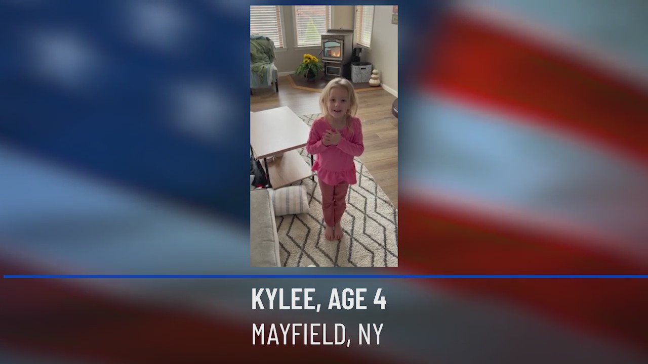 Kylee gives us our daily Pledge of Allegiance! – NEWS10 ABC