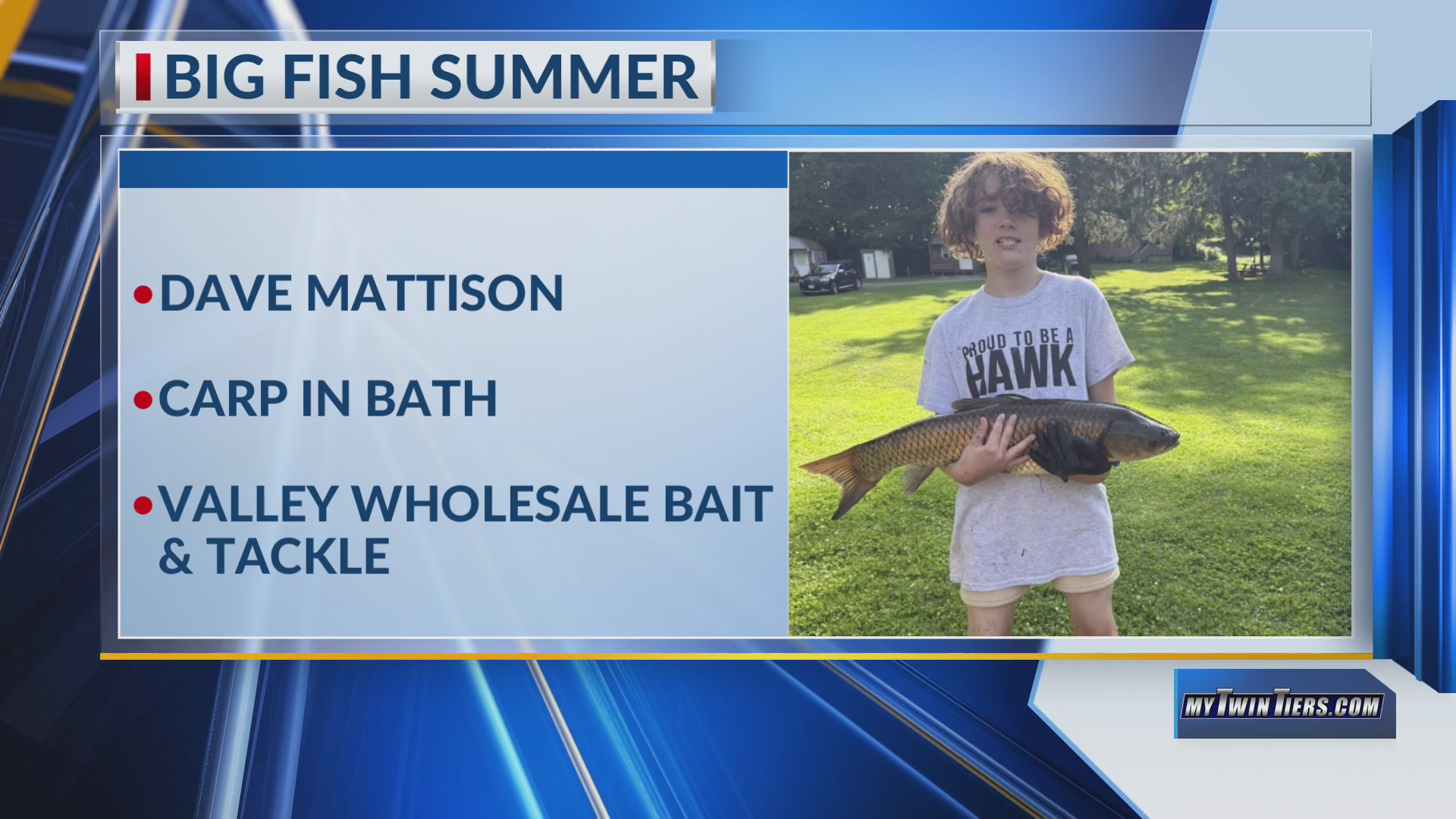 Big Fish Summer – David Mattison’s carp in Bath – WETM – MyTwinTiers.com