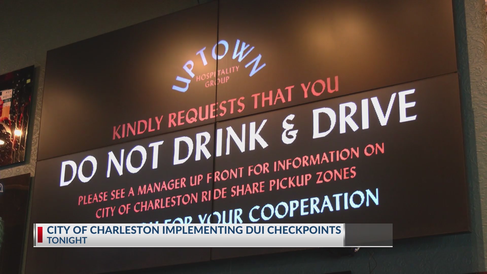 Charleston PD conducting DUI checkpoints this weekend – WCBD News 2