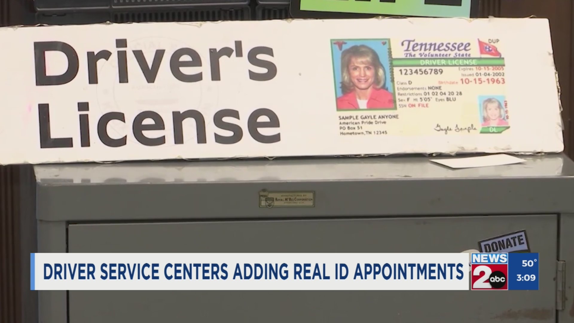 TN driving service centers adding REAL ID appointments – WKRN News 2