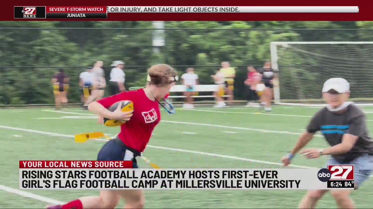 Rising Stars Football Academy hosts first-ever girls’ flag football ...
