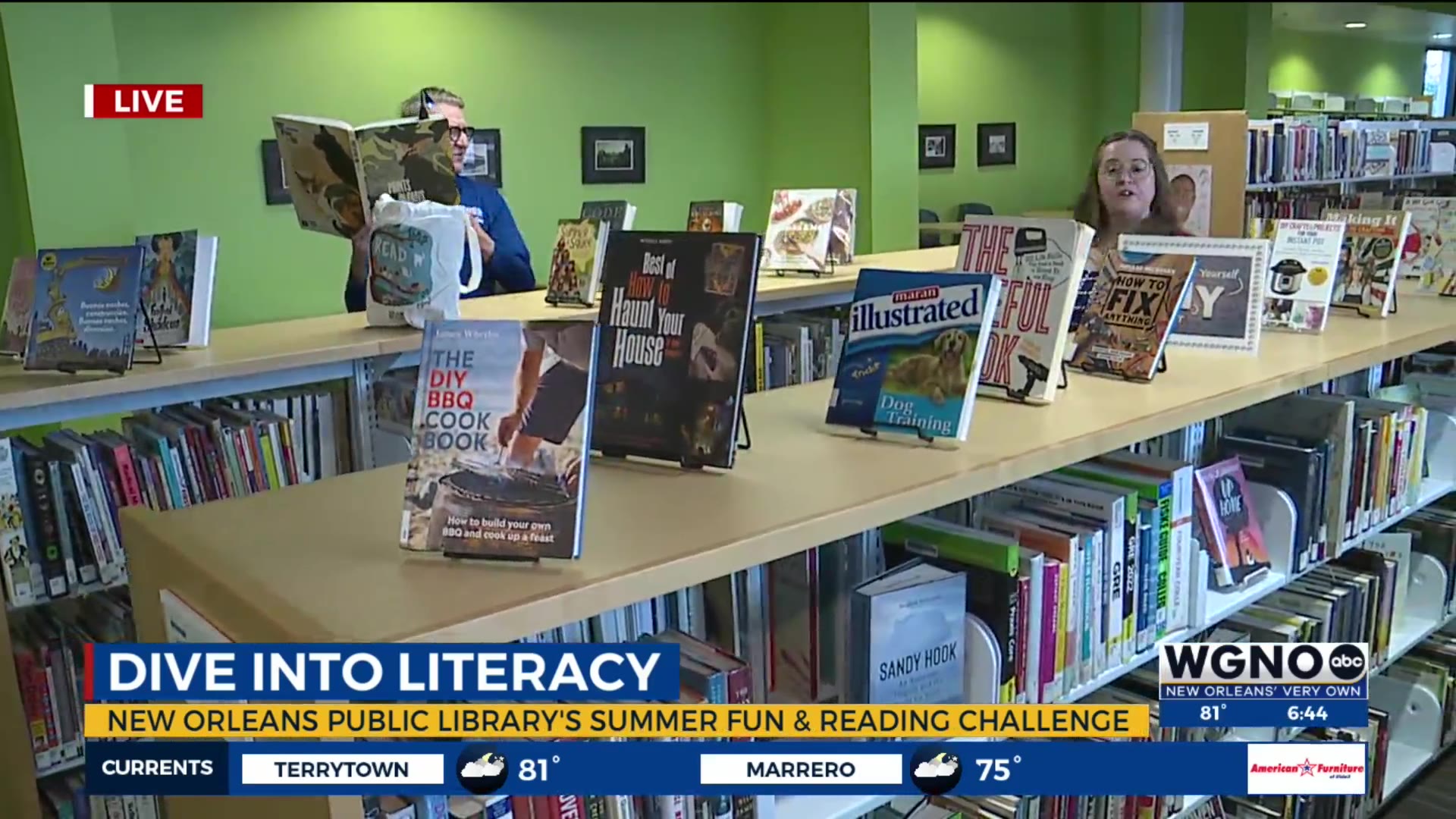 Dive into Literacy at New Orleans Public Library – WGNO