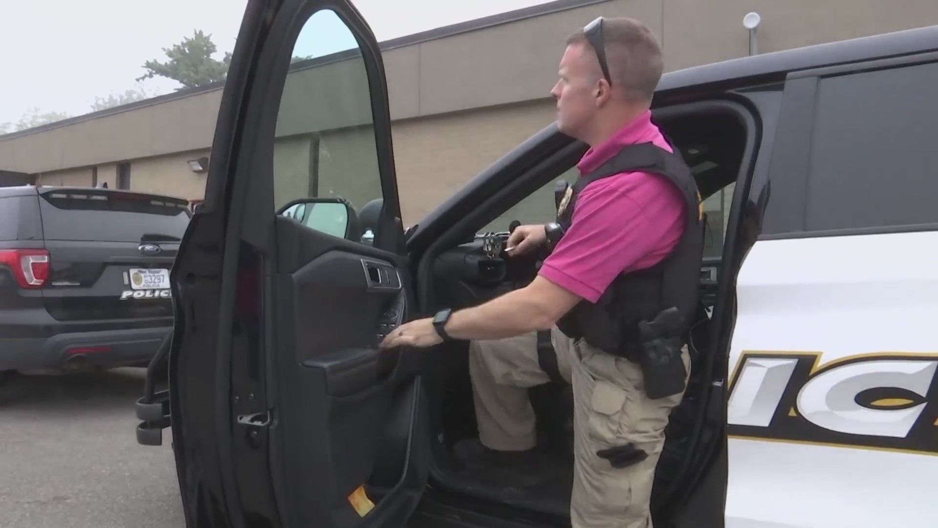 St. Albans Police wear pink uniforms for Breast Cancer Awareness Month ...