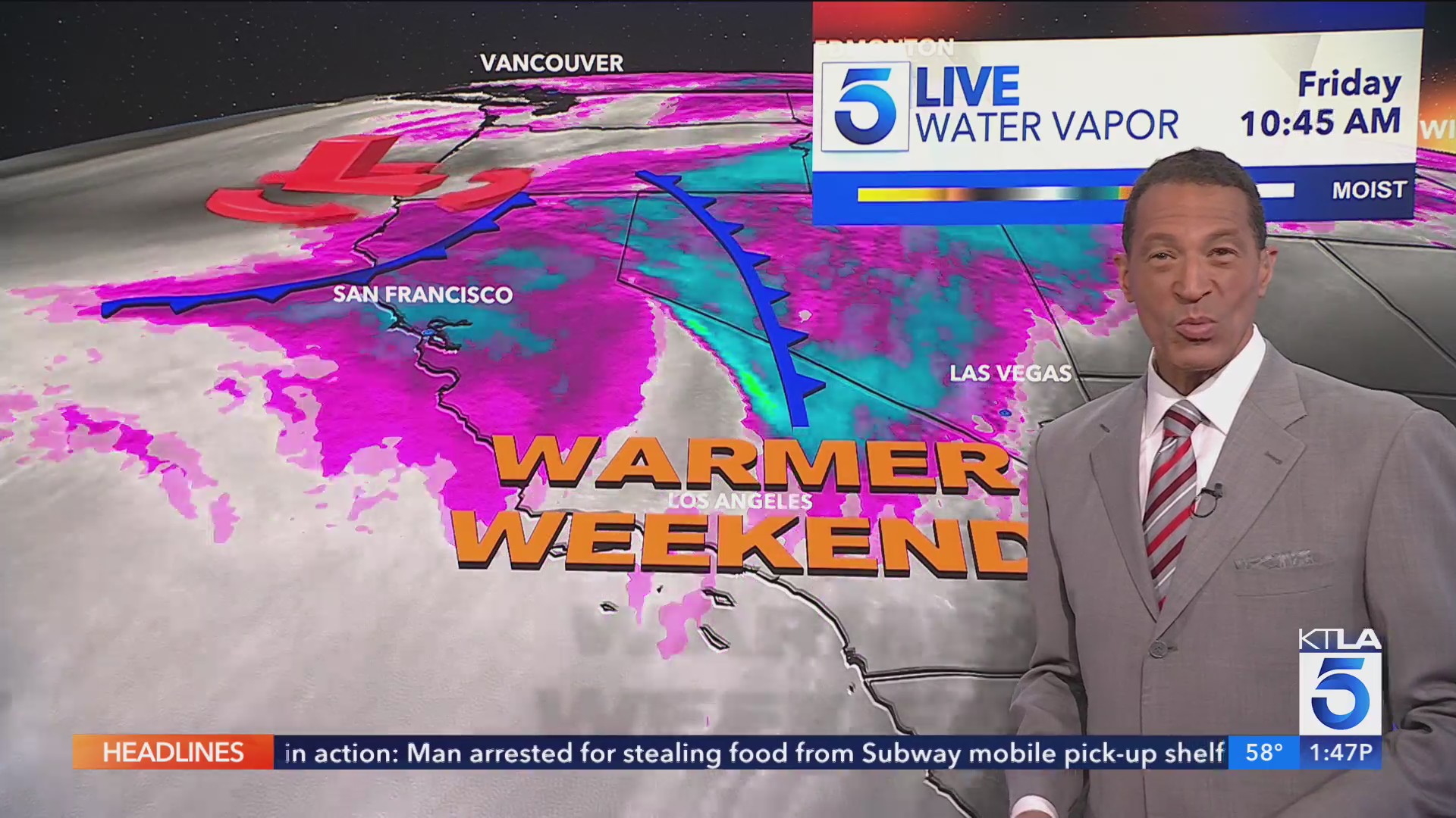 Warm weekend on tap, rain returns to Southern California’s forecast – KTLA