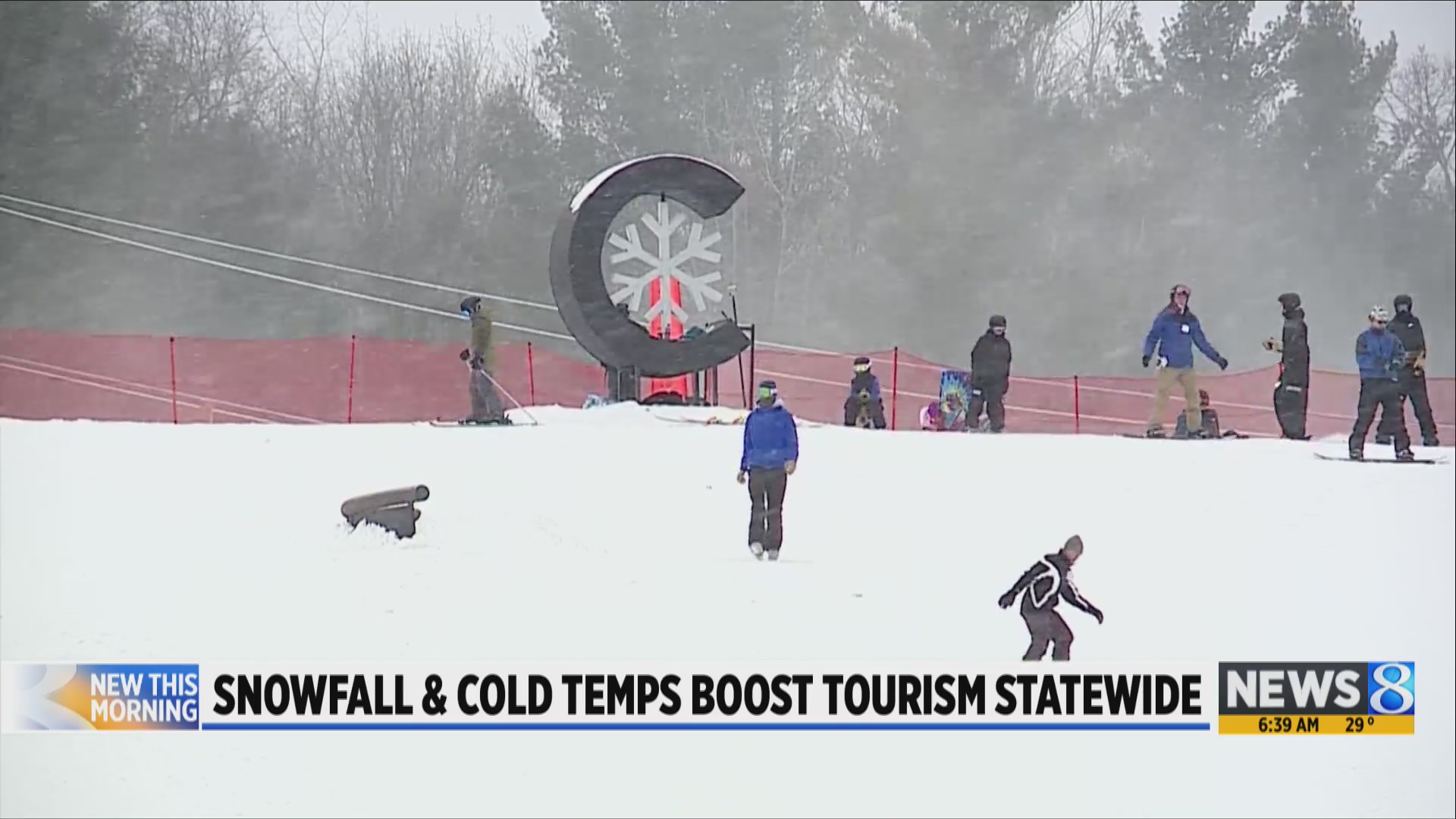 Snowfall, cold temperatures boost tourism statewide – WOODTV.com