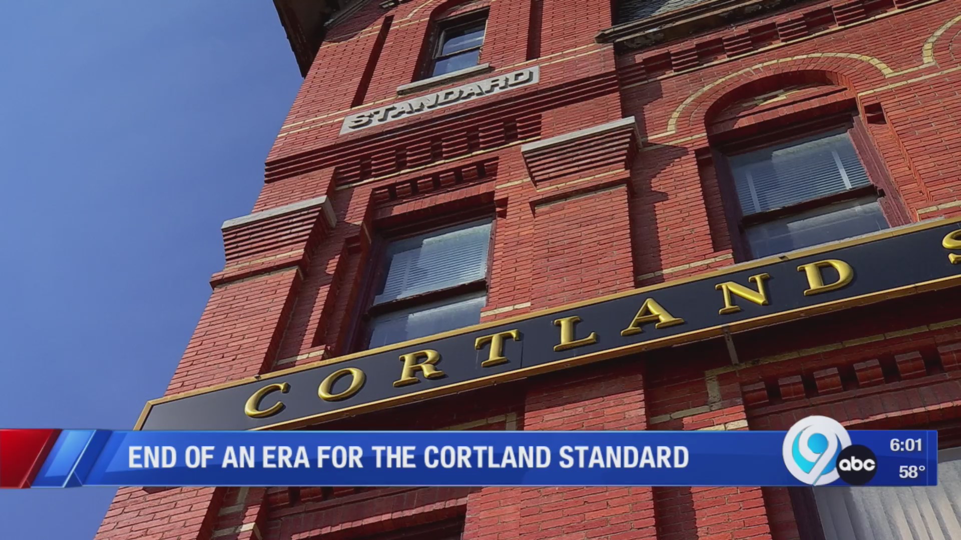End of an era for the Cortland Standard – WSYR
