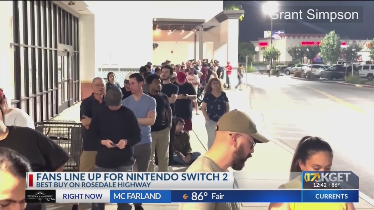 Nintendo Switch 2 launch draws big crowds in Bakersfield – KGET 17 News