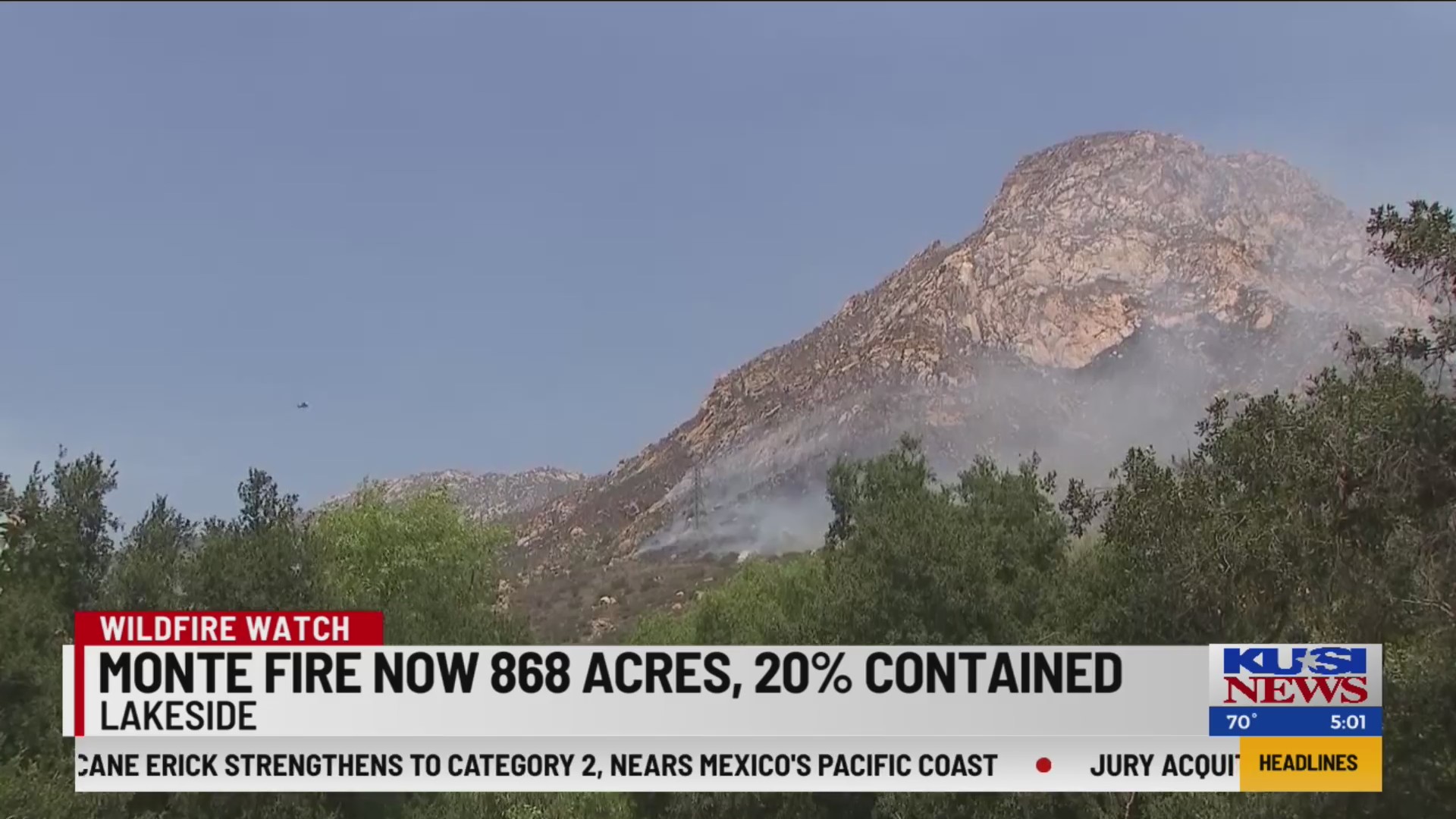 Cedar Fire survivor watches as Monte Fire burns – FOX 5 San Diego ...