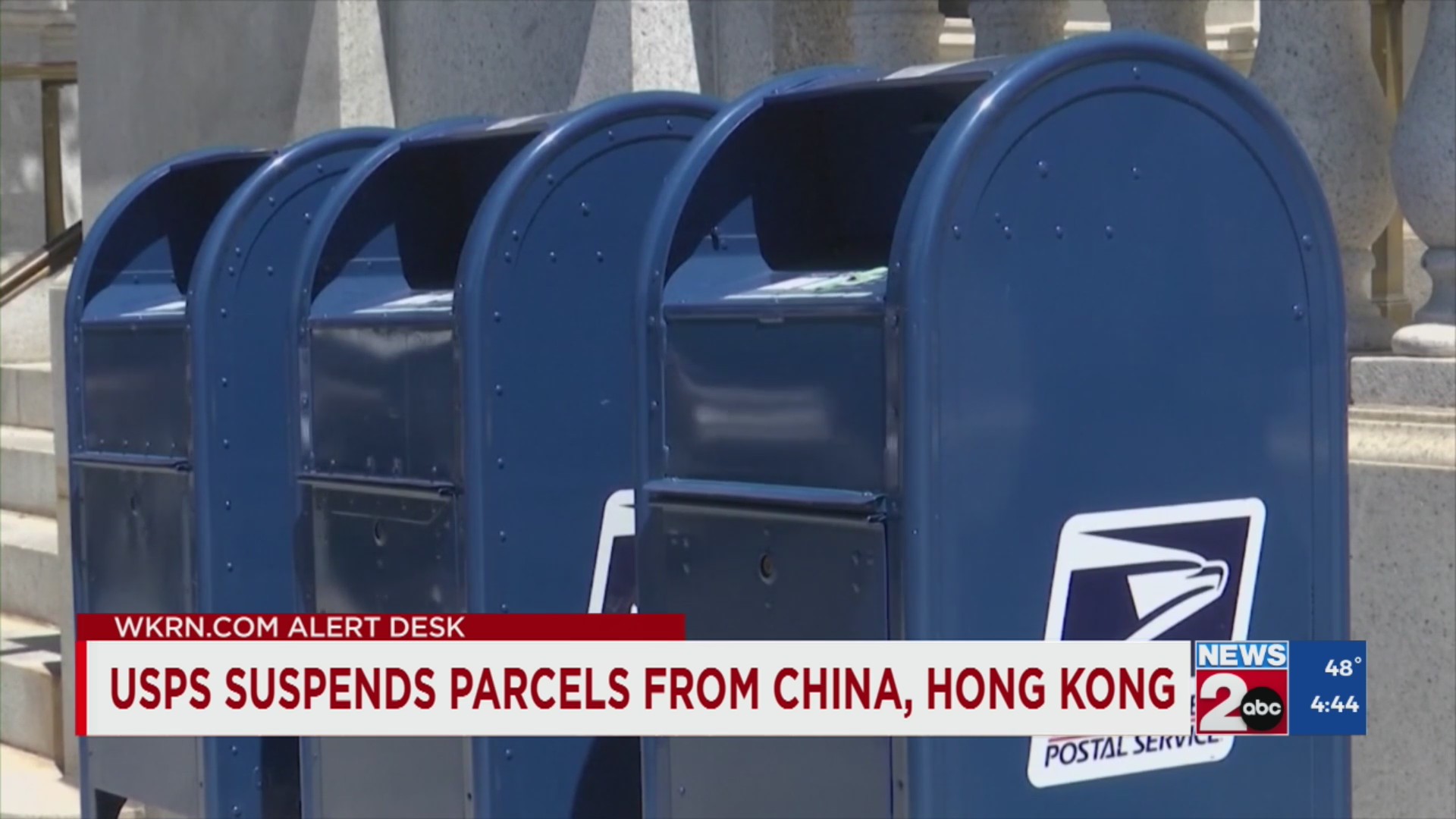 USPS suspends parcels from China, Hong Kong – WKRN News 2