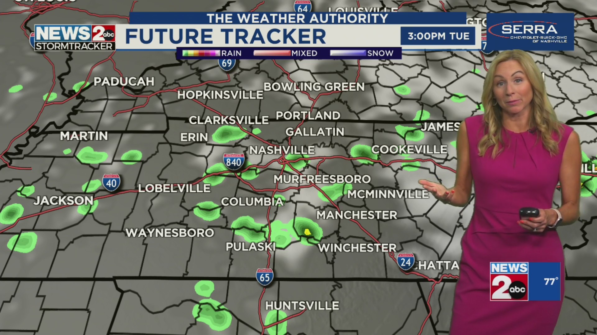 September 15 Overnight Forecast – WKRN News 2