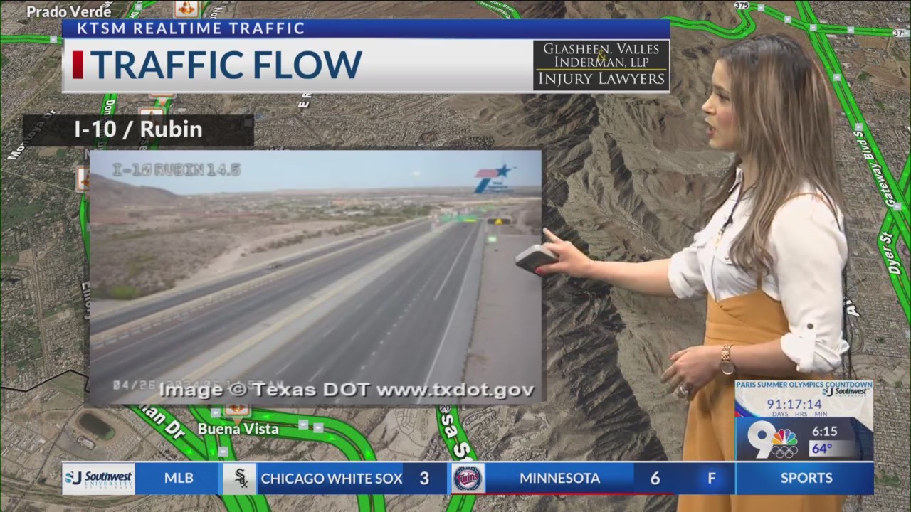 Traffic flow with Jasmine Perry – KTSM 9 News