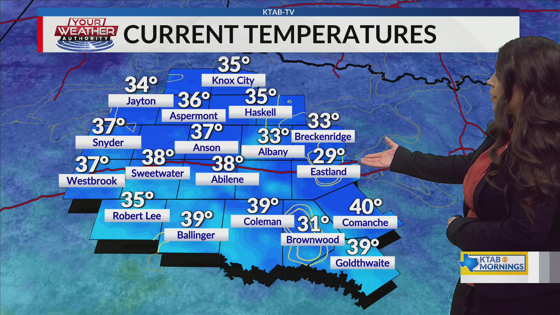 Wake-Up Weather: cold front ushers in a cold start to Monday – KTAB ...