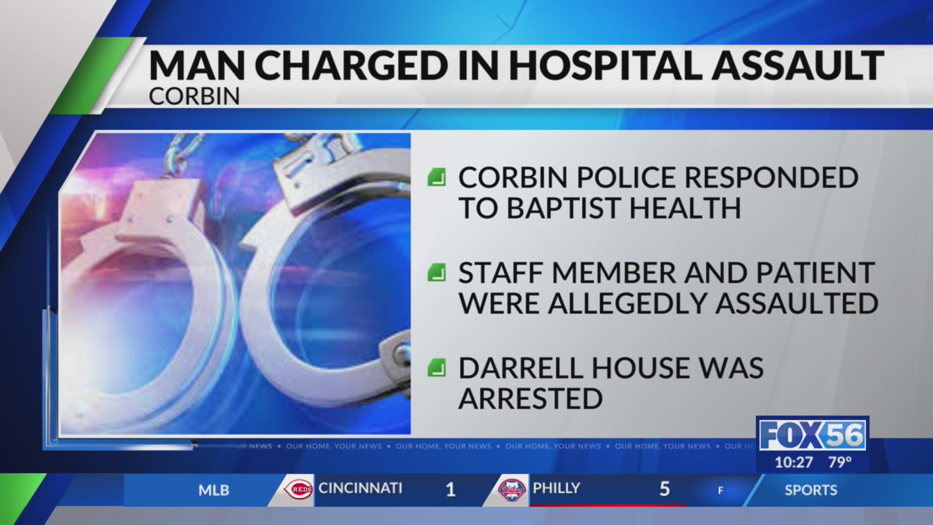 Man arrested for allegedly assaulting Corbin hospital staff, patient ...