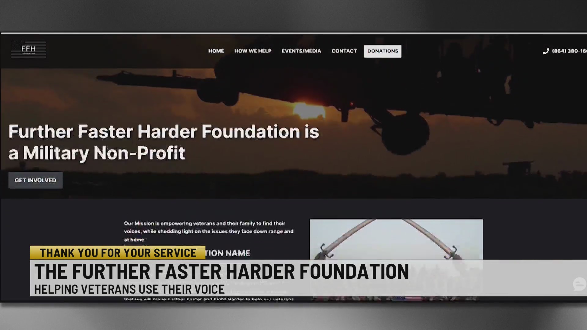 Thank you for your service, Further Faster Harder Foundation – WSPA 7NEWS