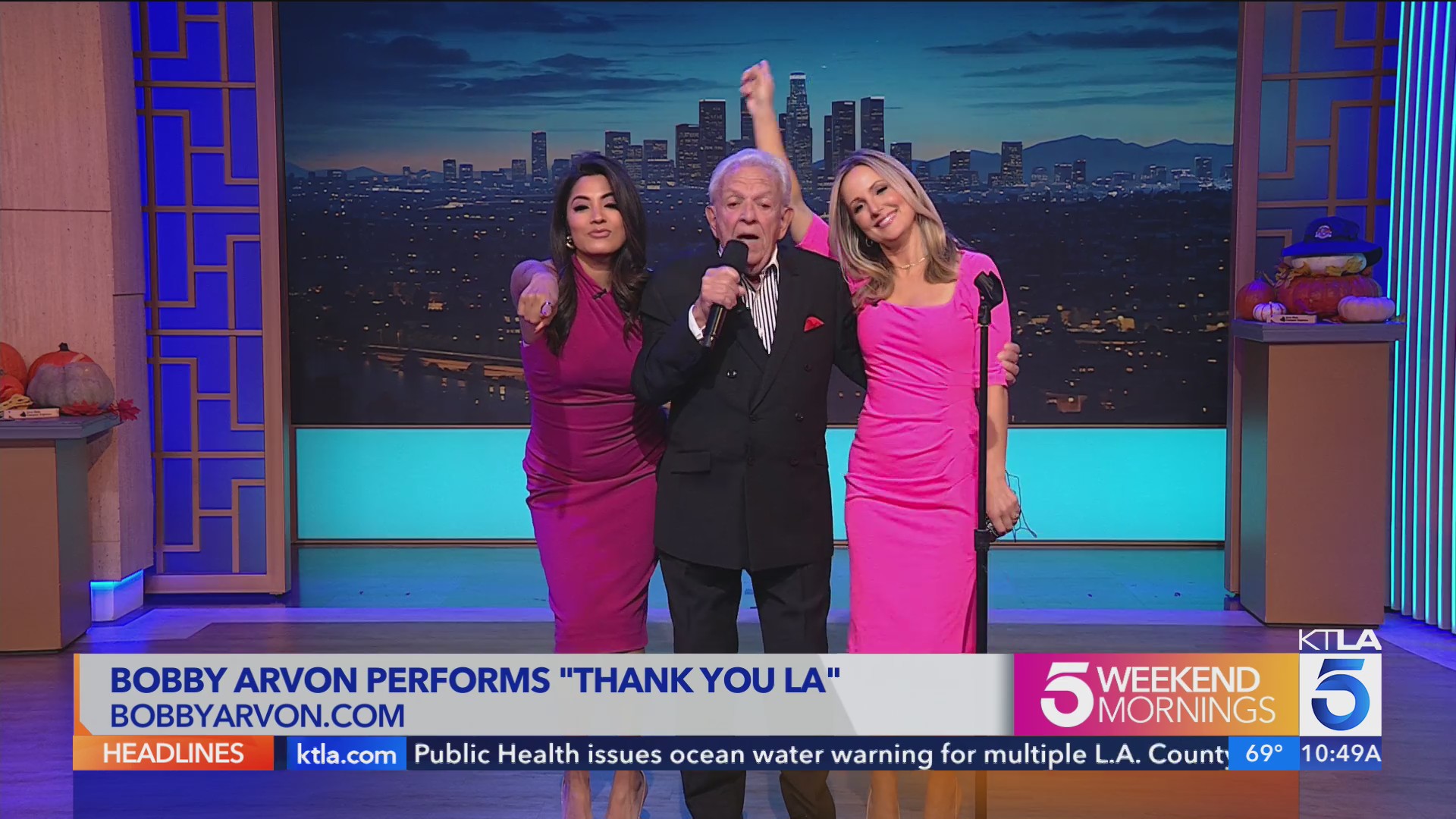 Singer Bobby Arvon Performs His New Song “Thank You LA” – KTLA