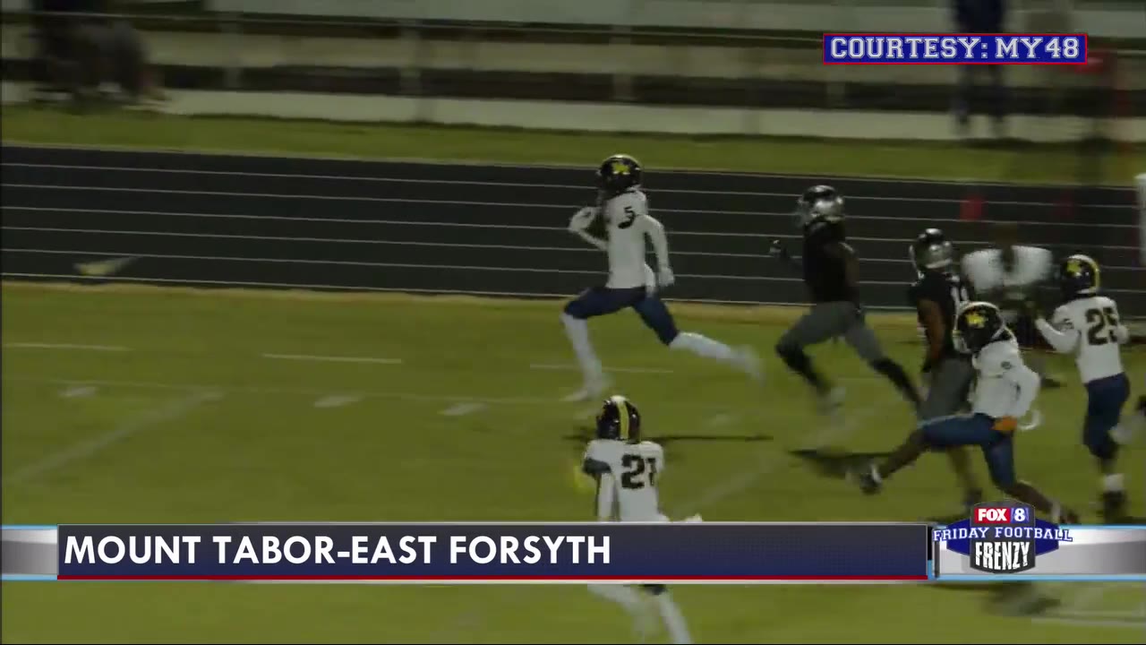 Shamarius Peterkin kickoff return touchdown vs. East Forsyth – FOX8 WGHP