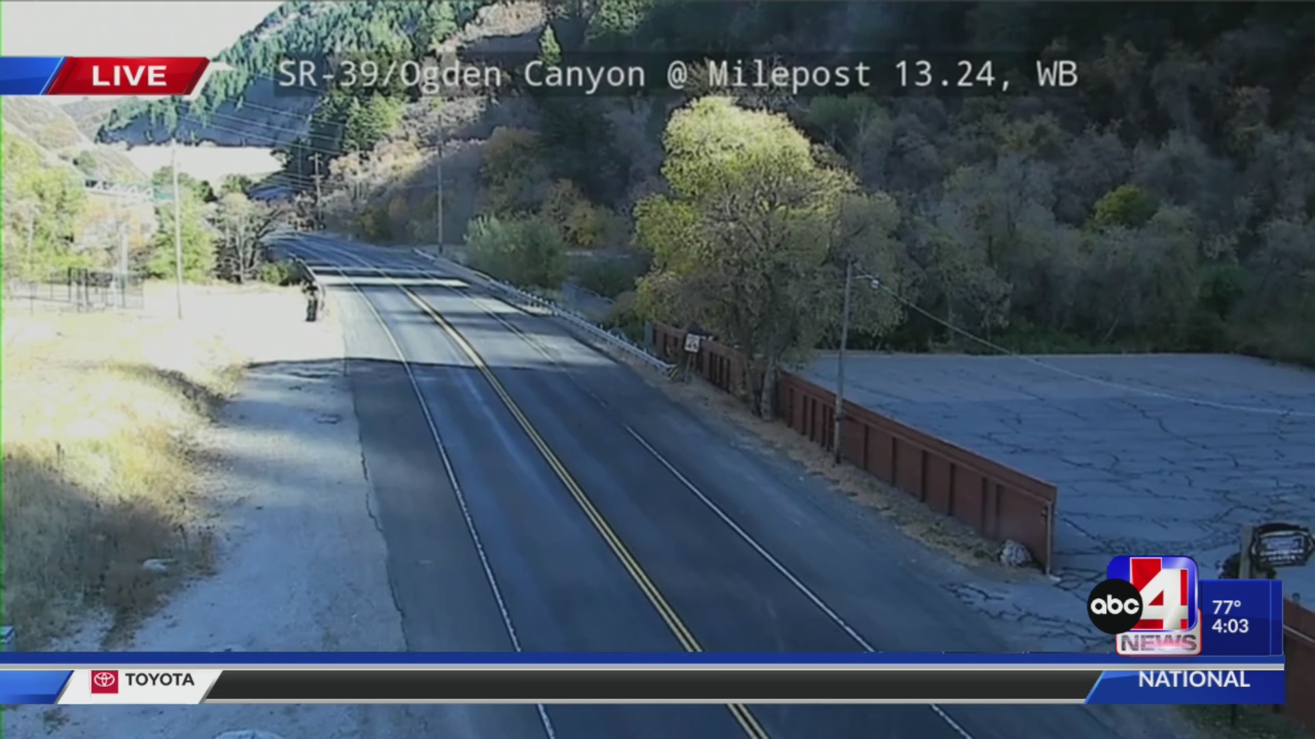 Ogden Canyon closed due to fatal crash on SR-39 – ABC4 Utah