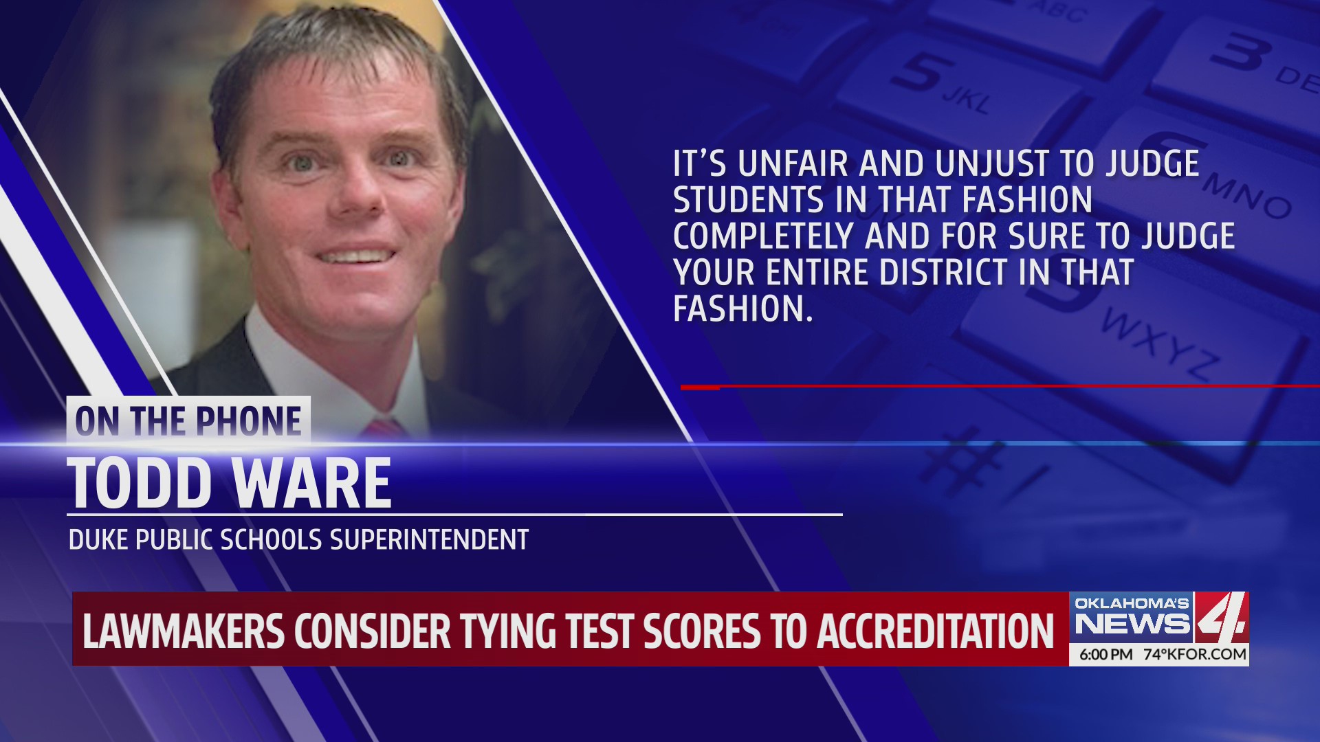 Lawmakers consider tying test scores to accreditation – KFOR.com ...