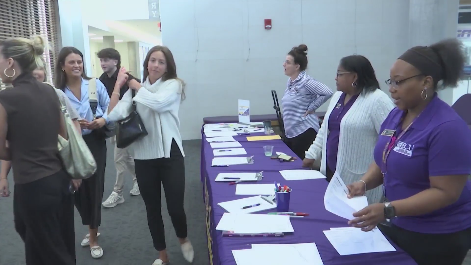 ECU students learn about communications industry at career fair – WNCT
