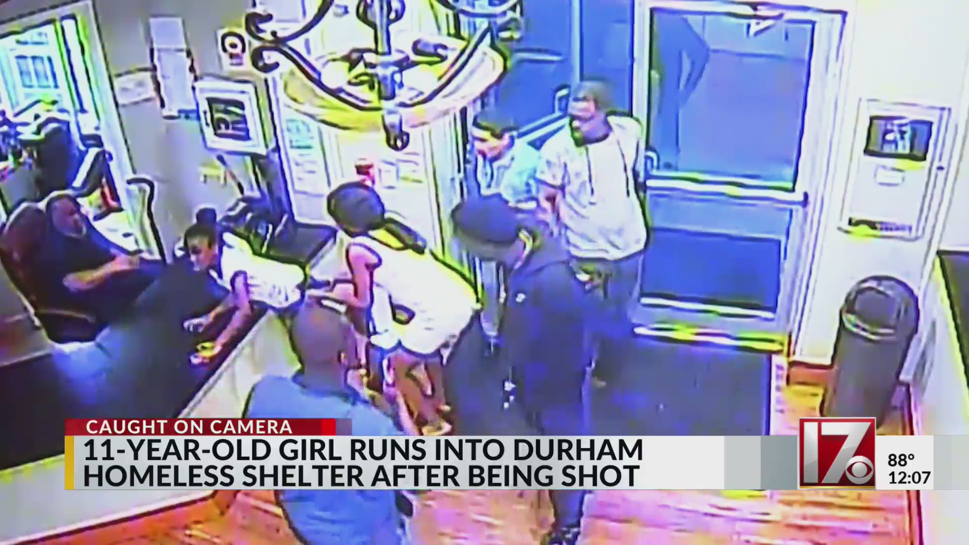 11-year-old girl runs into Durham Rescue Mission after being shot – CBS17.com