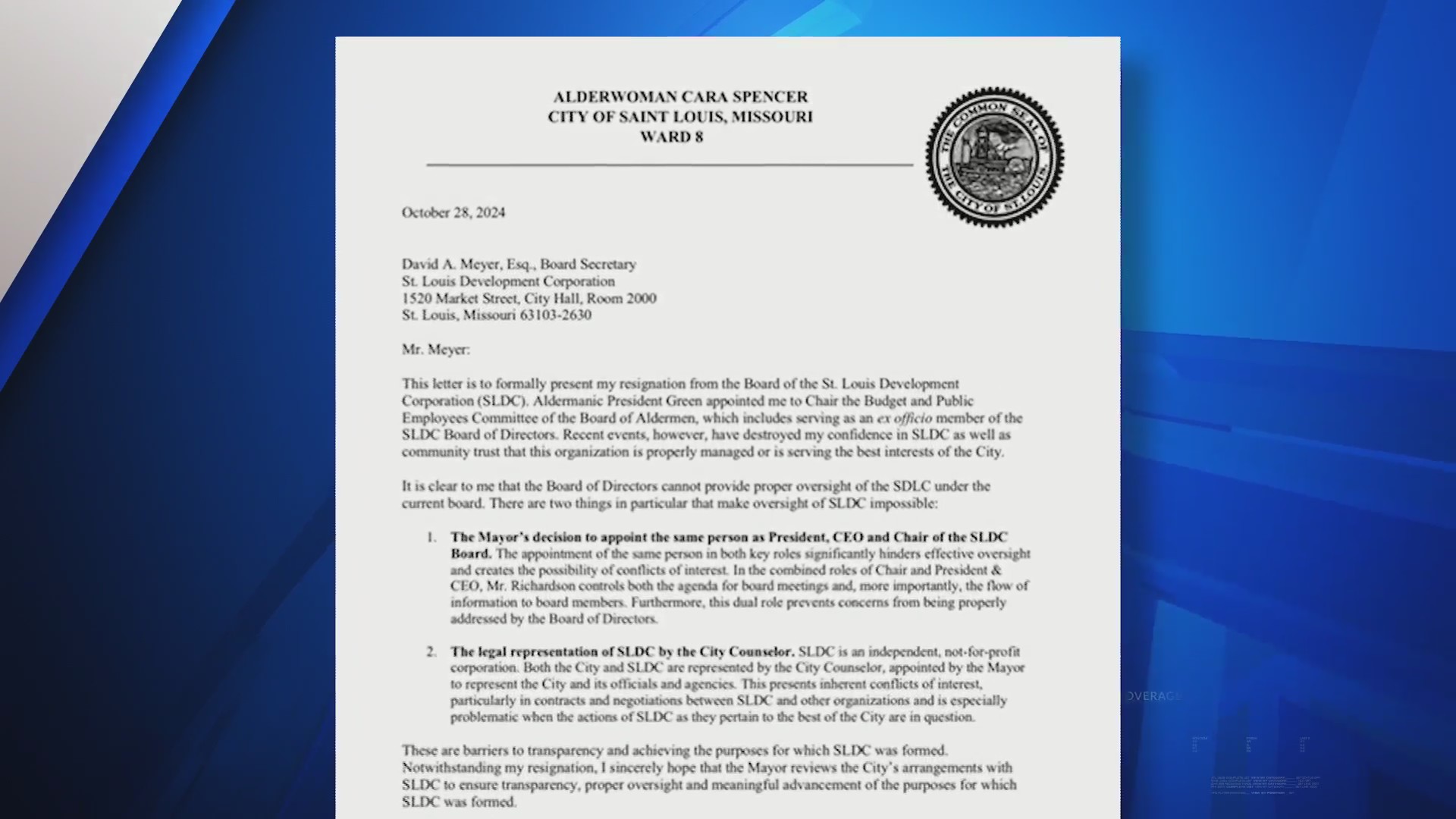 Cara Spencer steps down from SLDC, citing ‘barriers to transparency ...