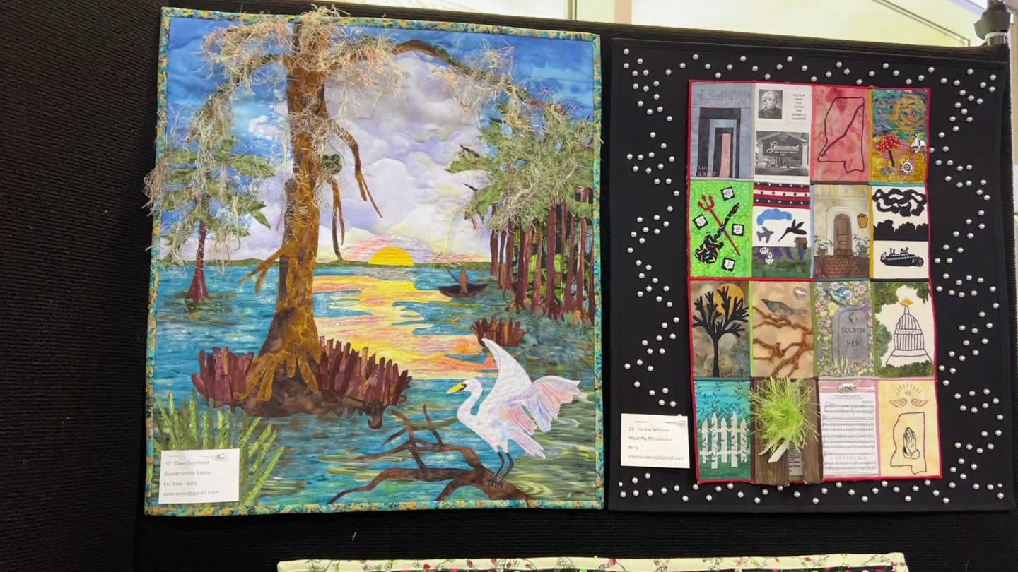 Gas Tank Getaways: Quilt show at The Waller Craft Center – WJTV