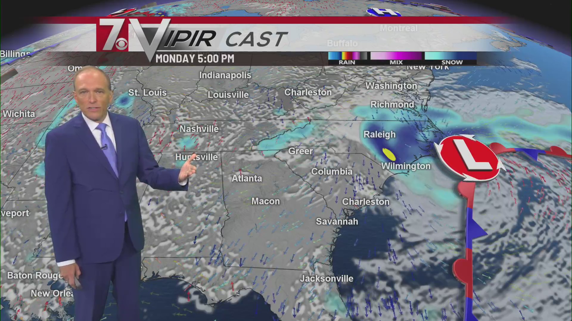 7Weather Monday AM Forecast – WSPA 7NEWS