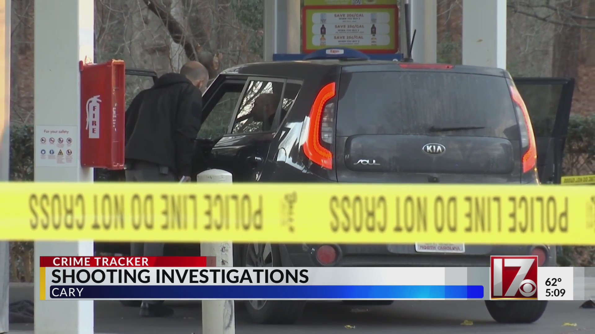Cary police investigating morning shootings at gas stations – CBS17.com
