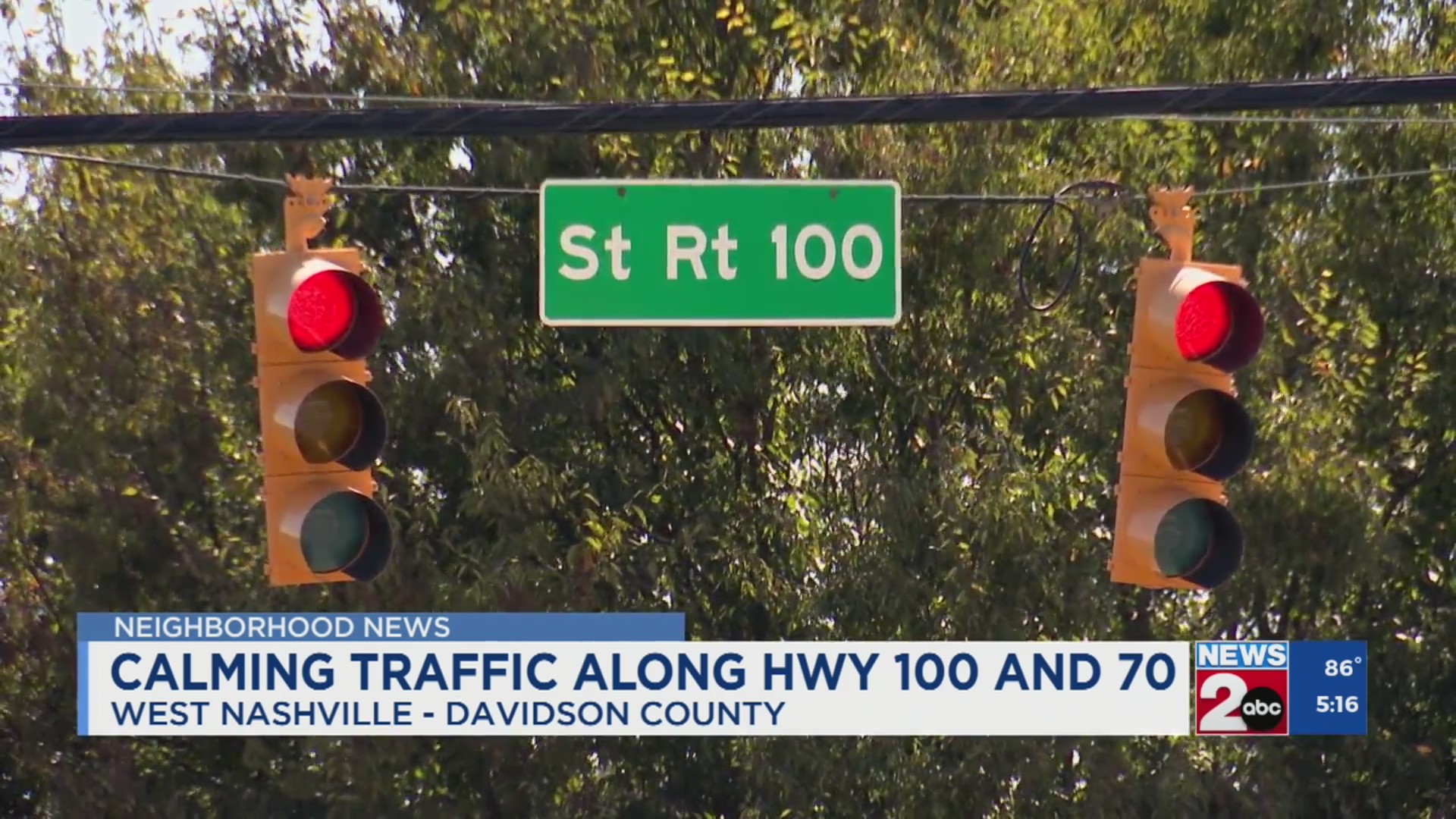 Calming traffic along Highways 100, 70 – WKRN News 2