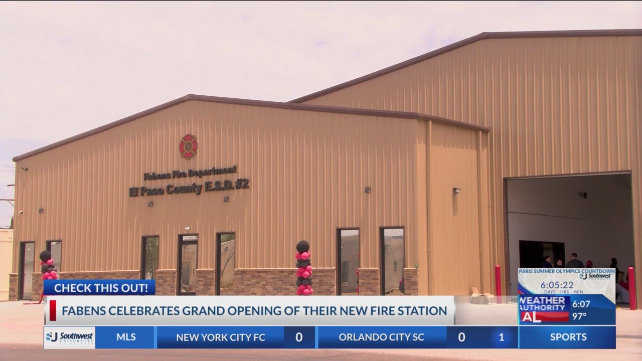 El Paso ESD No. 2 opens new fire station in Fabens – KTSM 9 News