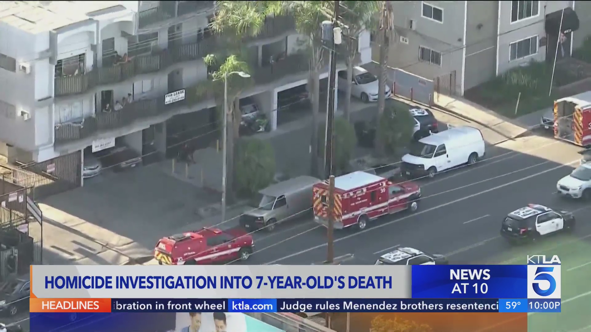 LAPD homicide investigation underway after 7-year-old girl found dead ...