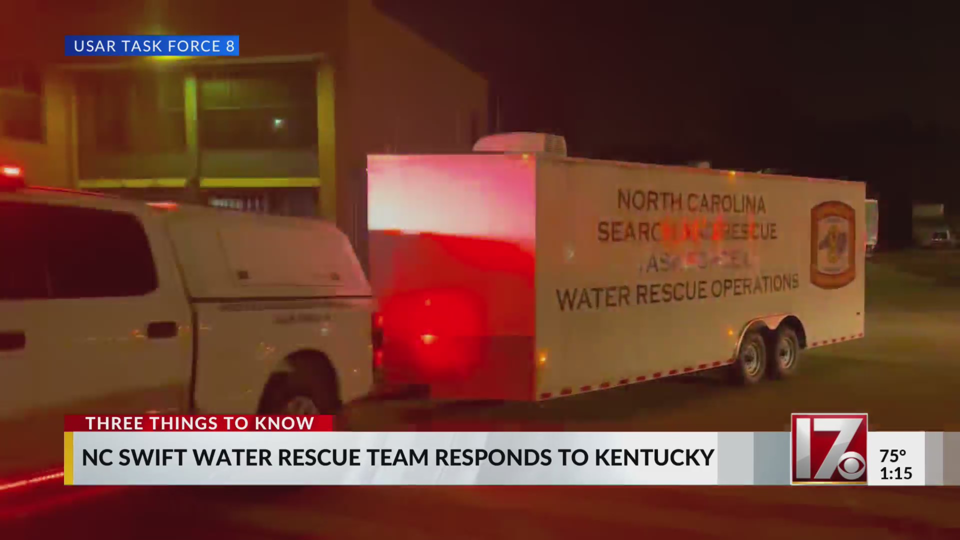 Central NC water rescue teams deploy to Kentucky – CBS17.com