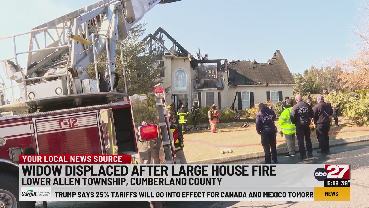 Firefighters battle large Cumberland County house fire – PAhomepage.com
