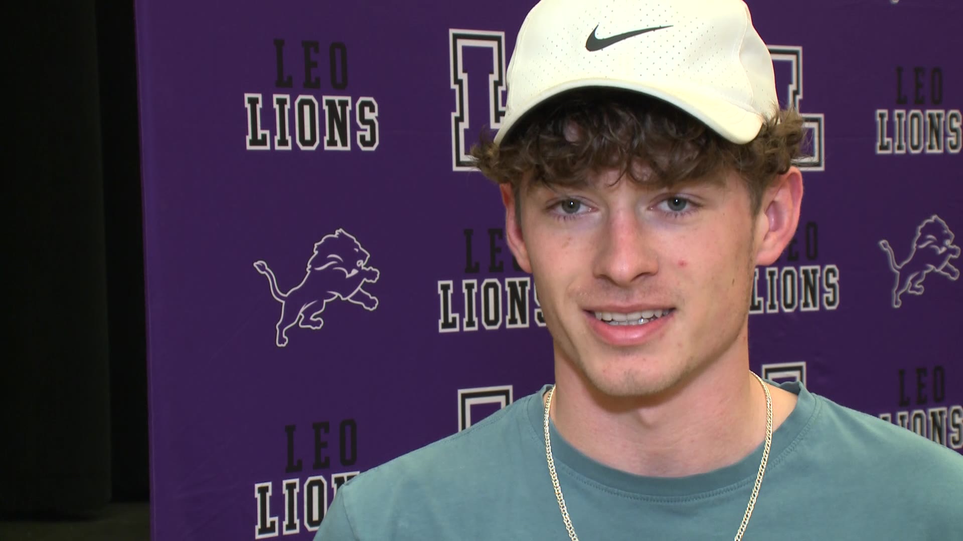 Maddox Nelson full interview on signing with Trine tennis – WANE 15