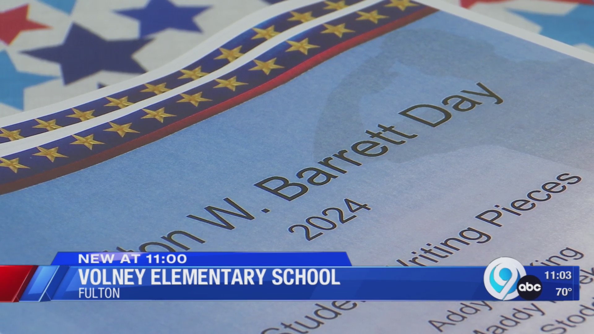 Volney Elementary School D-Day ceremony – WSYR