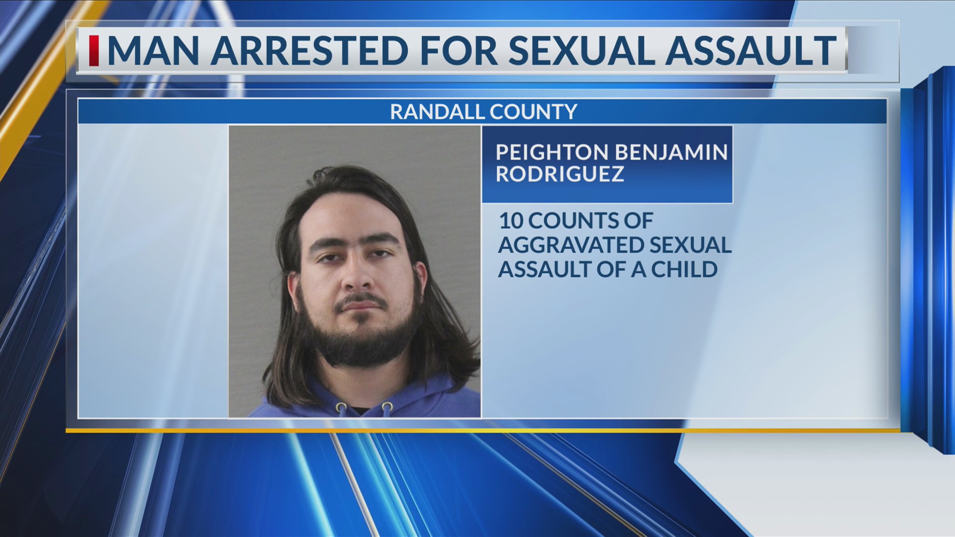 Randall County man arrested on multiple charges of sexual assault of a ...