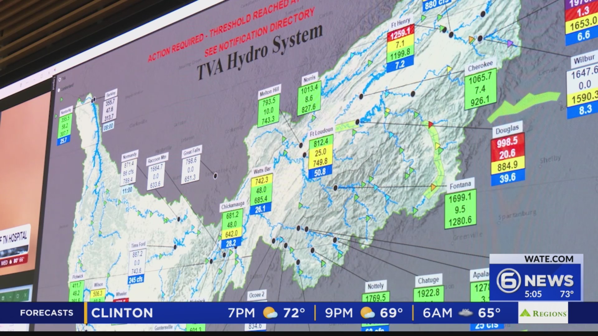 Record release at Douglas Dam as TVA works to reduce flooding impacts ...