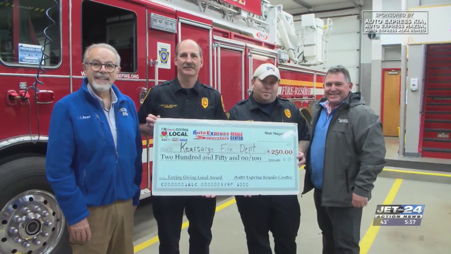 Loving Giving Local: Kearsarge Fire Department – WJET/WFXP/YourErie.com