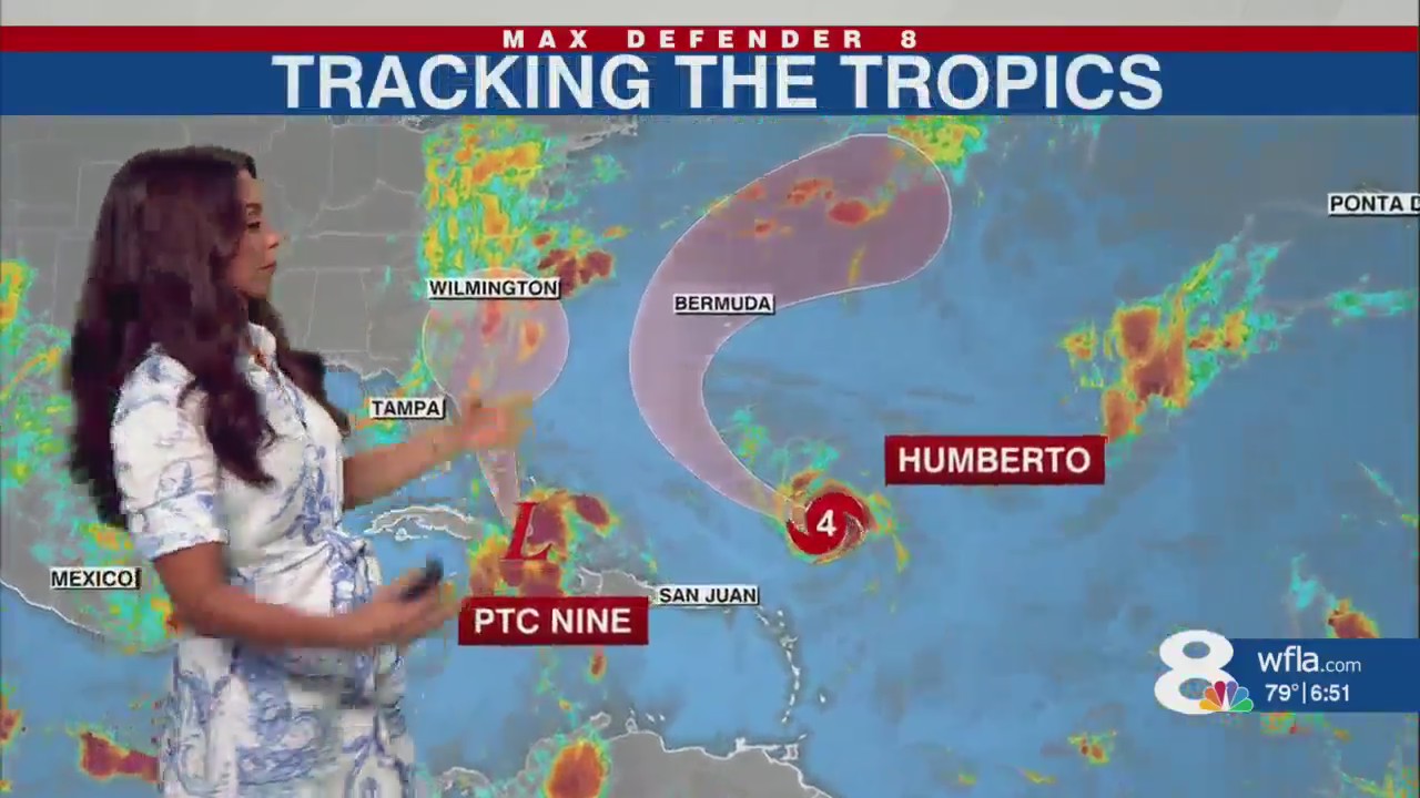 Hurricane Humberto strengthens to Category 4, tropical storm expected ...