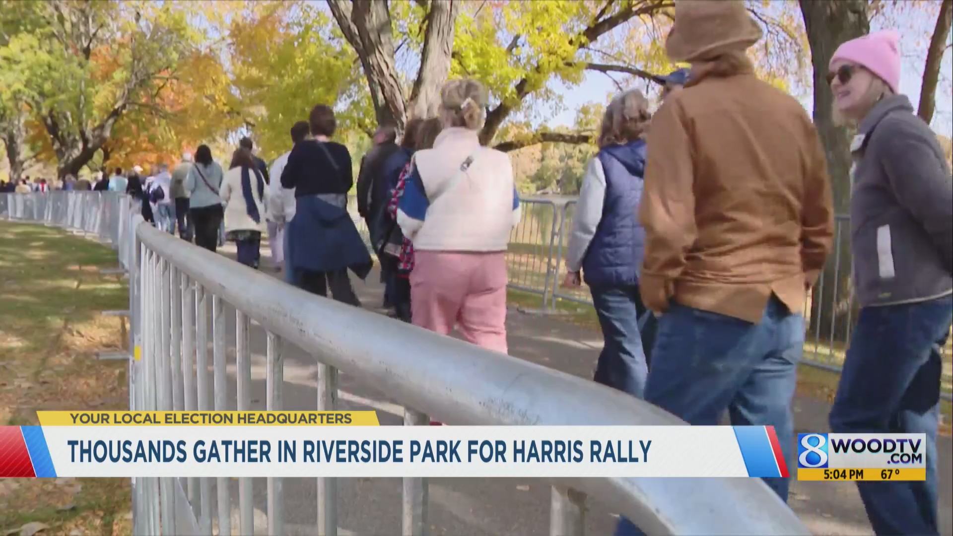 Harris supporters — including many who already voted — rally in GR ...