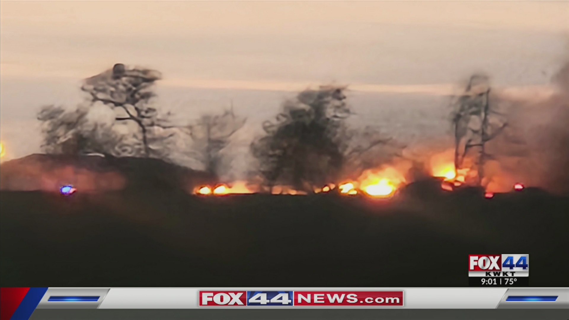 Fire Structure in Mart – KWKT – FOX 44