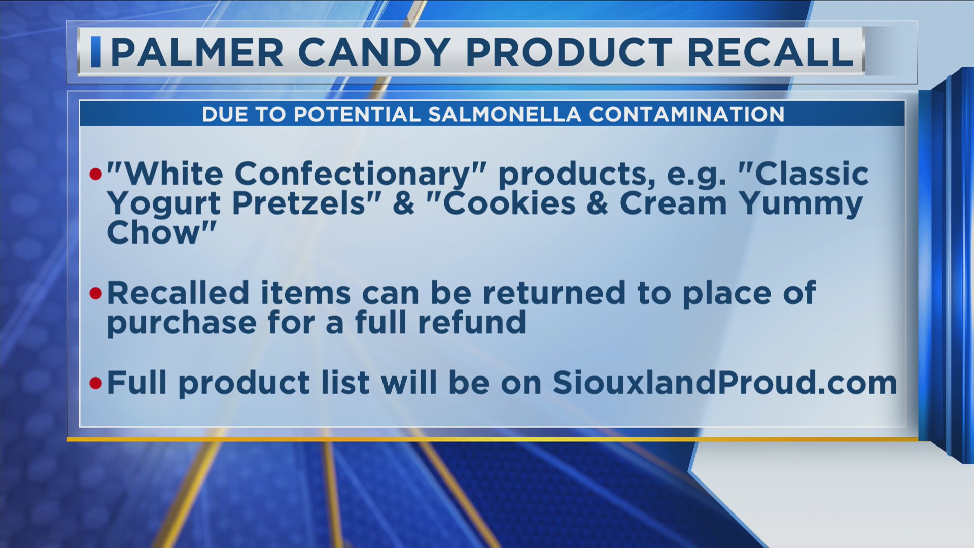 Palmer Candy Product Recall – WBTW